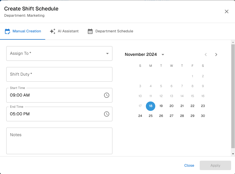ShiftPro - Shift Management App