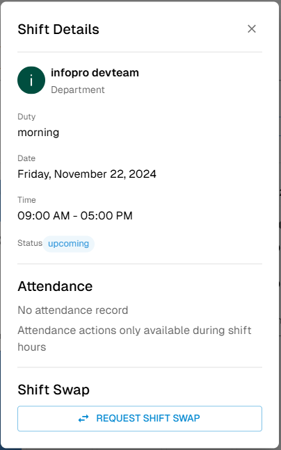ShiftPro - Shift Management App